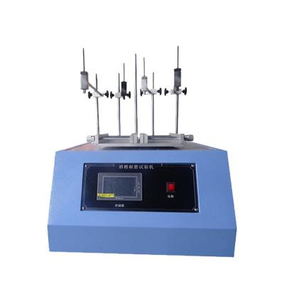 China Touchscreen Alcohol Abrasion Resistance Testing Machine Alcohol Rub Test Apparatus Lab Test Machine for sale
