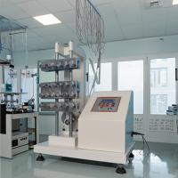 China ASTM D813 D430 Tortuous Testing Machine JIS K6301 ISO 132 Curved Tester Fabrics Folding Resistance Test Equipment Textil for sale