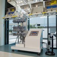 China ASTM D813 D430 Tortuous Testing Machine JIS K6301 ISO 132 Curved Tester Fabrics Folding Resistance Test Equipment Textil for sale