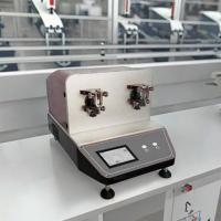 China 60-120° Test Range Zipper Tape Folding Fatigue Resistance Testing Machine with AC 220V Power Supply Textile Testing Mach for sale