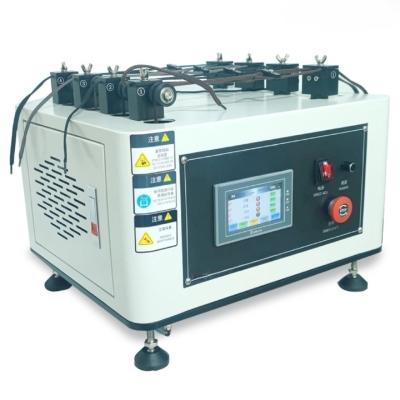 China DIN 4843 SATRA TM154 Shoe Laces Abrasion Tester Shoe Laces Wear Resistance Testing Machine Textile Testing Machine for sale