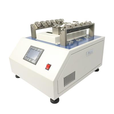 China ISO 22774 DIN 4843 Shoe Laces And Holes Wear Resistance Tester BS 5131 Shoe Eyelets Abrasion Tester Textile Testing Mach for sale