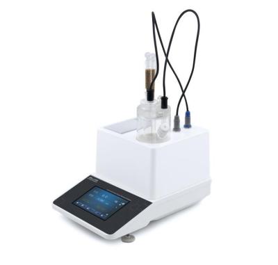 China Coulometric Karl Fischer Moisture Analyzer Coulometric Karl Fischer Liquid Determinator Small Meter for sale