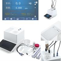 China Coulometric Karl Fischer Moisture Analyzer Coulometric Karl Fischer Liquid Determinator Small Meter for sale