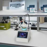 China Karl Fischer Coulometric Moisture Analyzer High Precision Karl Fischer Coulometric Moisture Meter Moisture Test Instrume for sale