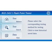 China BGD 240 ISO 3680 Automatic Flash Point Tester ASTM D3278 ASTM D3828 Paints Flash Point Testing Machine Lab Test Machine for sale