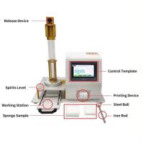 China Plastic Foam Sponge Falling Ball Rebound Tester,Mattress Sponge Rebound test Machine ISO8307 ASTM D3574 Film Testing Fil for sale