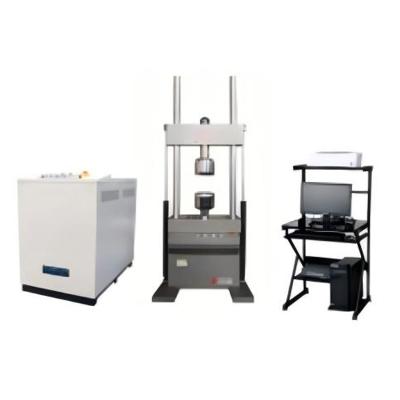 China High-low Temperature Mechanical Property Test Equipment Lab Electro-hydraulic Servo High-Frequency Fatigue Testing Machi for sale