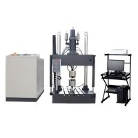 China High-low Temperature Mechanical Property Test Equipment Lab Electro-hydraulic Servo High-Frequency Fatigue Testing Machi for sale