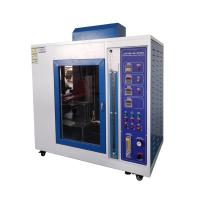 China ISO 3582 ASTM D4986 Foam Horizontal and Vertical Combustion Testing Machine Lab Flame Resistance Tester Flammability Tes for sale