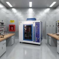 China ISO 3582 ASTM D4986 Foam Horizontal and Vertical Combustion Testing Machine Lab Flame Resistance Tester Flammability Tes for sale