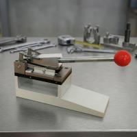 China Portable Stiffness Sampler Cardboard Paper Film Stiffness Tester Samples Crease Stiffness Analyzer Stiffness Testing Instrument for sale