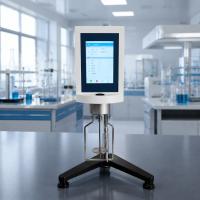 China NDJ-HVS1 ISO2555 High Viscosity Digital Viscometer Temperature Probe Rotational Viscosity Analyzer Brookfield Viscosity Meter for sale
