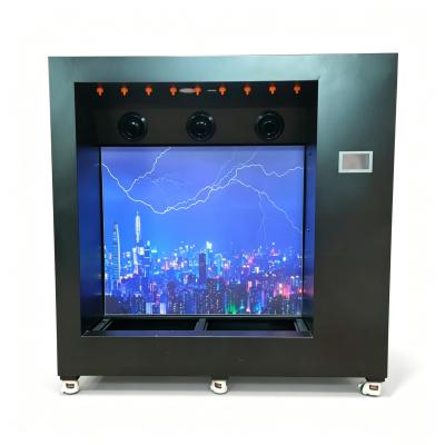 China Storm Dynamic Performance Testing Equipment  Kinetic Tempest Simulation Test Cabinet  Simulate Cyclonic Rain Typhoon Tester for sale