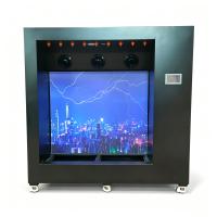 China Storm Dynamic Performance Testing Equipment  Kinetic Tempest Simulation Test Cabinet  Simulate Cyclonic Rain Typhoon Tester for sale