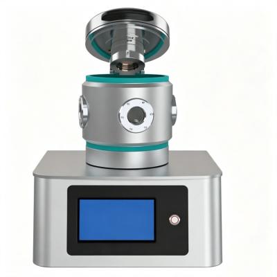 China Desktop Aluminum Alloy Chamber Single-Target Magnetron Sputtering Coater Sputter Coating Test Machine Film Deposition Tester for sale