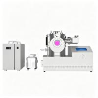 China Stainless Steel Chamber Dual-Target Magnetron Sputtering Coater Sputter Coating Tester Magnetic Controlled Deposition System for sale