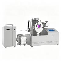 China Stainless Steel Chamber Dual-Target Magnetron Sputtering Coater Sputter Coating Tester Magnetic Controlled Deposition System for sale