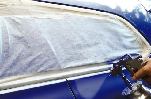 Automotive spray masking tapes