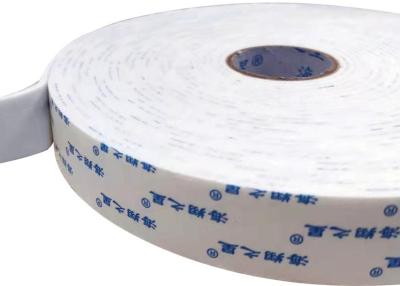 China Free Sample Double Sided High Adhesion White Eco Friendly Foam Tape for sale