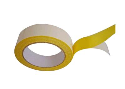 China Wholesale Unique Yellow Adhesive Carpet Tape With Fabric Cloth Backing for sale