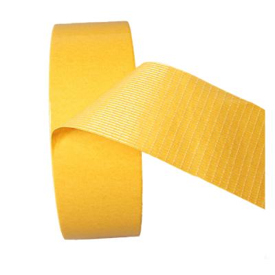 China Cross Weave Fiberglass Double Sided Adhesive Tape Mesh Synthetic Rubber for sale