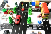 China Car Toys Marking Road Solid Washi Tape Rice Paper No Residue Torn By Hand for sale