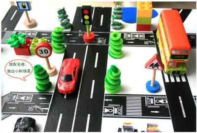 China Car Toys Marking Road Solid Washi Tape Rice Paper No Residue Torn By Hand for sale