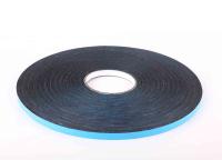 China Polyethylene Double Adhesive Foam Tape Heat Resistant With Blue Poly Liner for sale