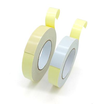 China Pressure Sensitive White / Black Rubber Adhesive EVA Foam Tape For Carton Sealing for sale
