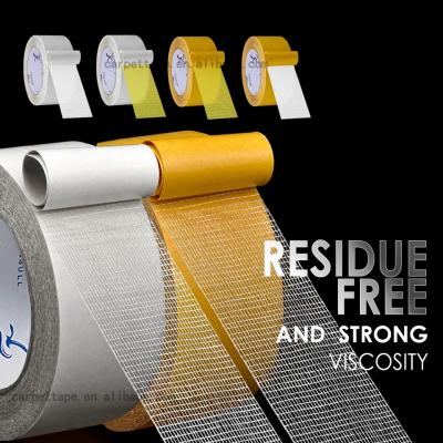 China Double Sided Rug Tape Heavy Duty Rubber Adhesive for sale