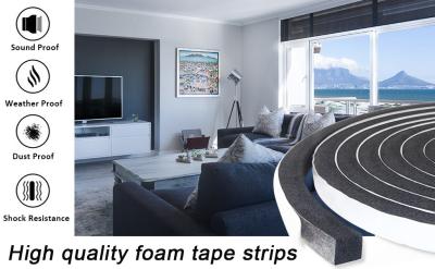 China Heat Resistant Eva Foam Double Sided Tape White / Black Carton Sealing 0.5-5mm for sale