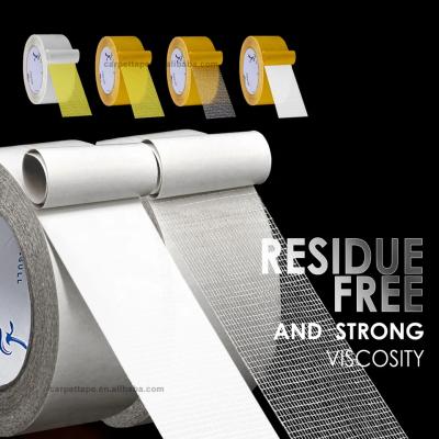 China MASKING Waterproof Double Sided Carpet Tape With Rubber Adhesive for sale
