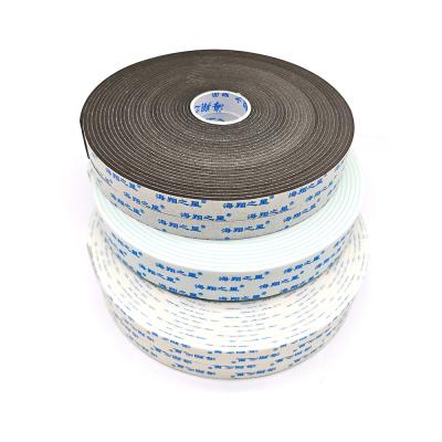 China Double-sided Foam Mounting Tape Black Coated Acrylic Adhesive Pe Double Sided Foam Tape for sale
