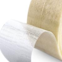 China High Tensile Strength 400N/inch Glass Filament Strapping Tape with 11N/inch Pell Adhesion and 150mic Thickness for sale