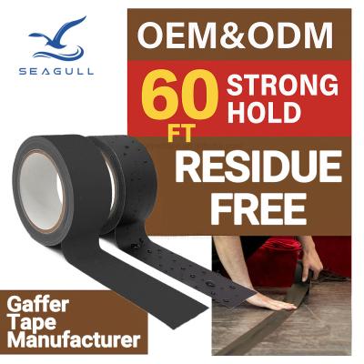 China Heavy Duty Cloth Gaffer Tape For Event Flooring Cable Management Temporary Fixing for sale