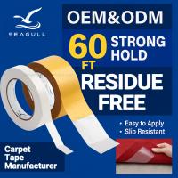 China Strong Adhesive Removable Double Sided Carpet Tape For Rug Runner Hallway Stair Floor for sale