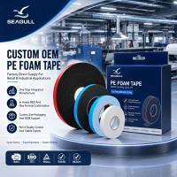 China Strong Adhesive Cushioning Insulation PE Foam Tape For Door Window Sealing for sale