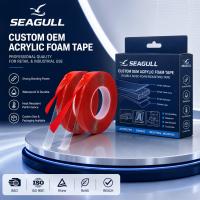 China Custom Weatherproof Acrylic Foam Tape Double Sided Mounting For Outdoor Signage Installation for sale