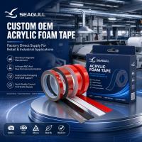 China Custom Acrylic Structural Bonding Foam Tape For Transportation Equipment Assembly for sale