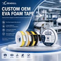 China High Tack Waterproof Double Sided EVA Foam Mounting Tape For Glass Metal Plastic for sale