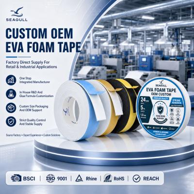 China Wholesale Double Sided EVA Foam Strong Adhesive Mounting Tape For Automotive Parts for sale