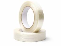 China Heavy Duty Filament Tape Fiberglass Reinforced Strapping Tape For Carton Packaging for sale
