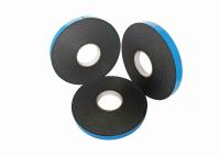 China 1mm Thick Black Double Sided PE Foam Tape With Blue Film For Car for sale