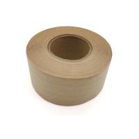 China Single Sided Brown Hot Melt Adhesive Plus Line Kraft Paper Tape for sale
