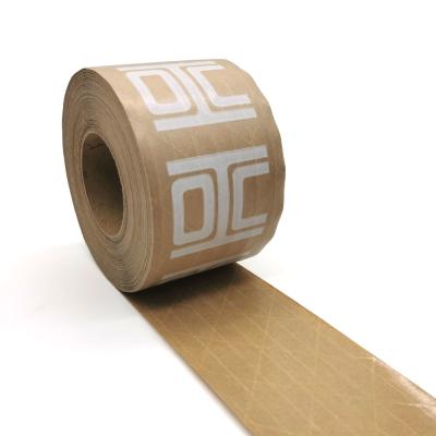 China Single Sided Eco Friendly Brown Kraft Packing Tape for sale