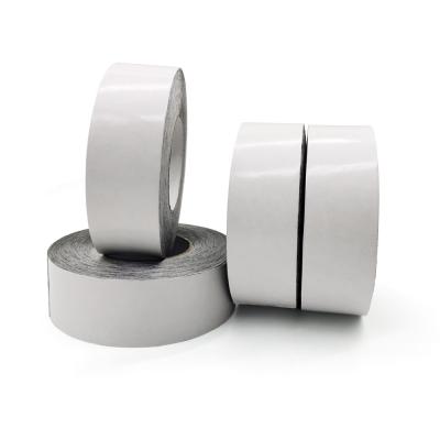 China 50mm×50m Black Solvent Acrylic Adhesive Tissue Paper Tape for sale