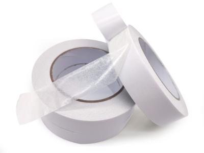China Hot Melt Adhesive Double Coated Tissue Tape For Fixing for sale