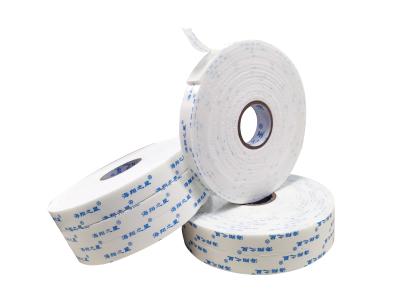 China Free Sample High Adhesion Eco Friendly White Double Sided Foam Tape for sale