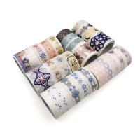 China Salt Forest Series Spots Color Scrapbook Cut-Off Rule Washi Tape Bullet Journaling Deco Masking Tapes for sale